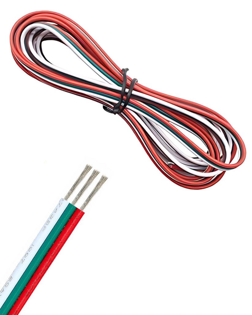 Cable para tira LED 3 hilos calibre 26AWG | LED Neopixel | Amaterasu ...