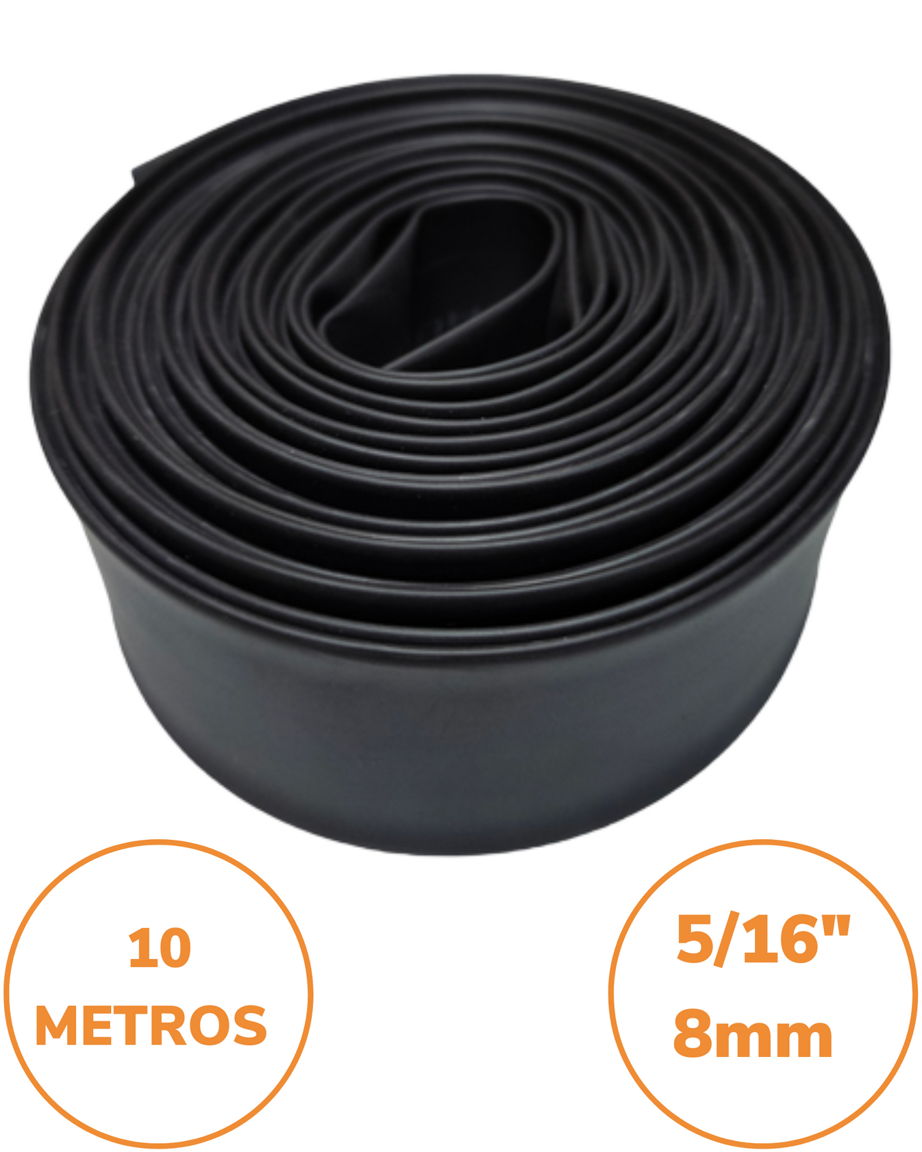 Tubo aislante eléctrico termocontráctil 5/16" negro | Amaterasu LED ...