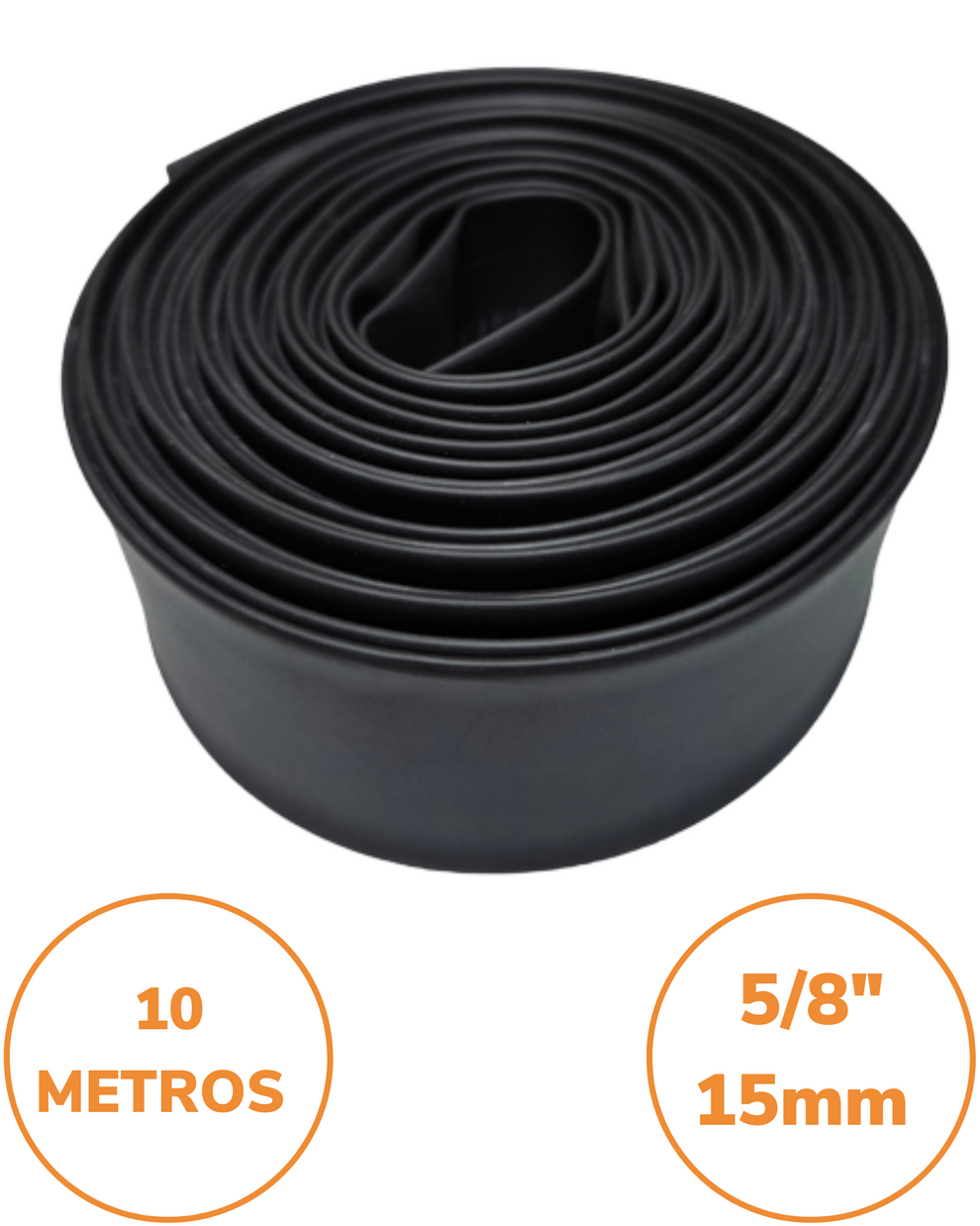 Tubo aislante eléctrico termocontráctil 5/8" transparente | Amaterasu ...