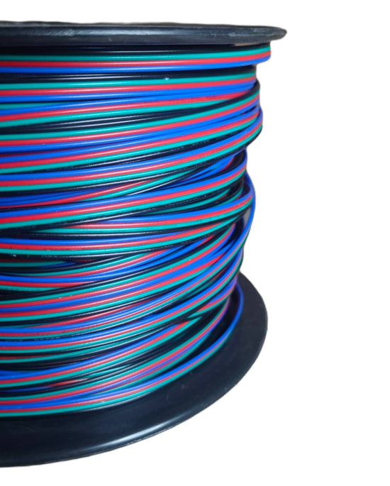 Cable RGB calibre 26AWG 4 hilos | Cable RGB 4 vías para tira LED RGB ...